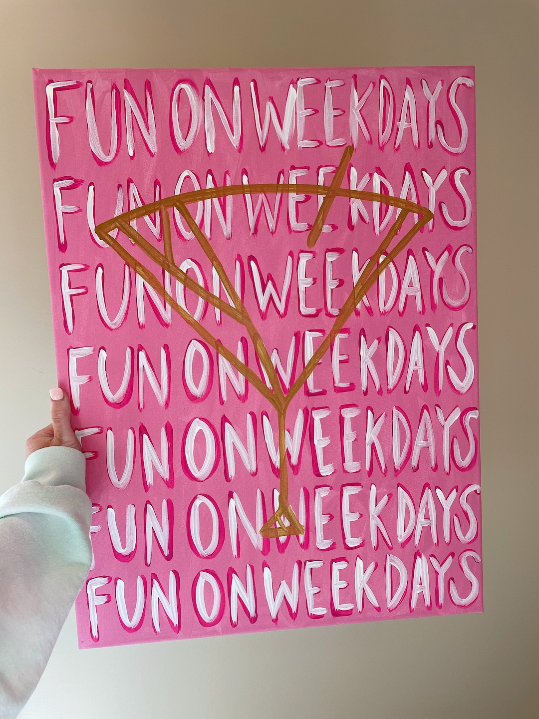 Fun on Weekdays Painting - Etsy