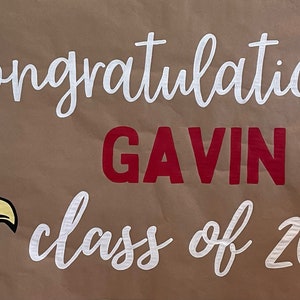 Custom Brown Paper Banner - Etsy