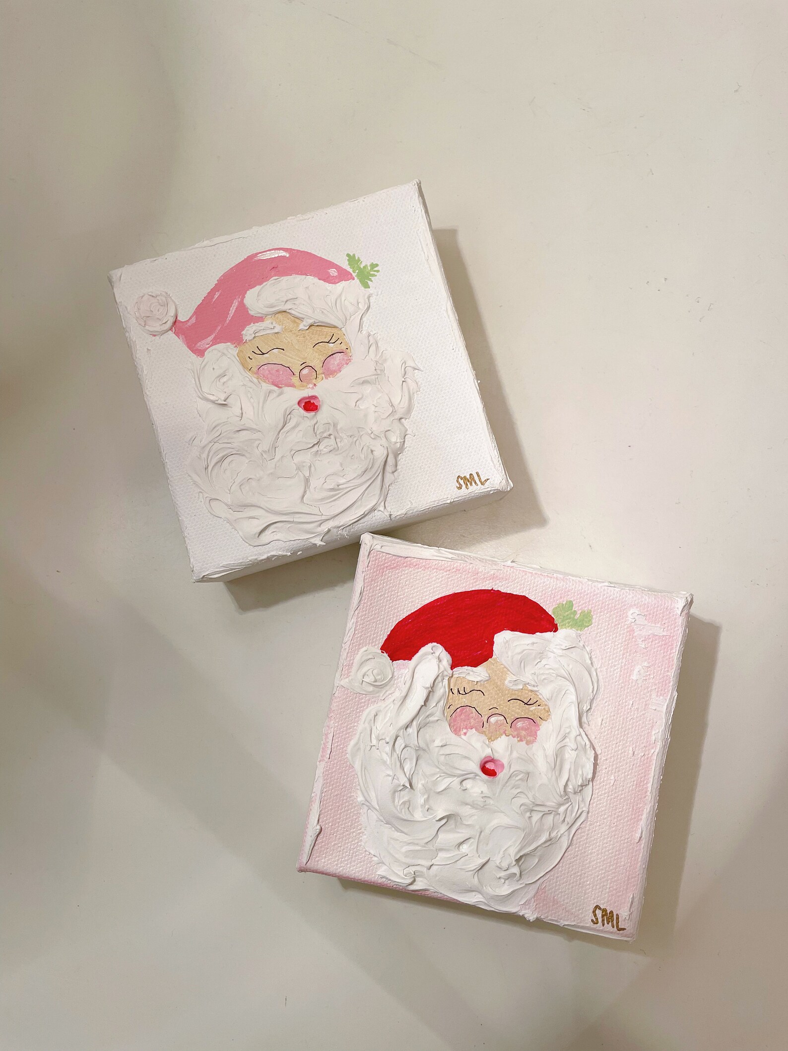 Santa Claus Canvas - Etsy