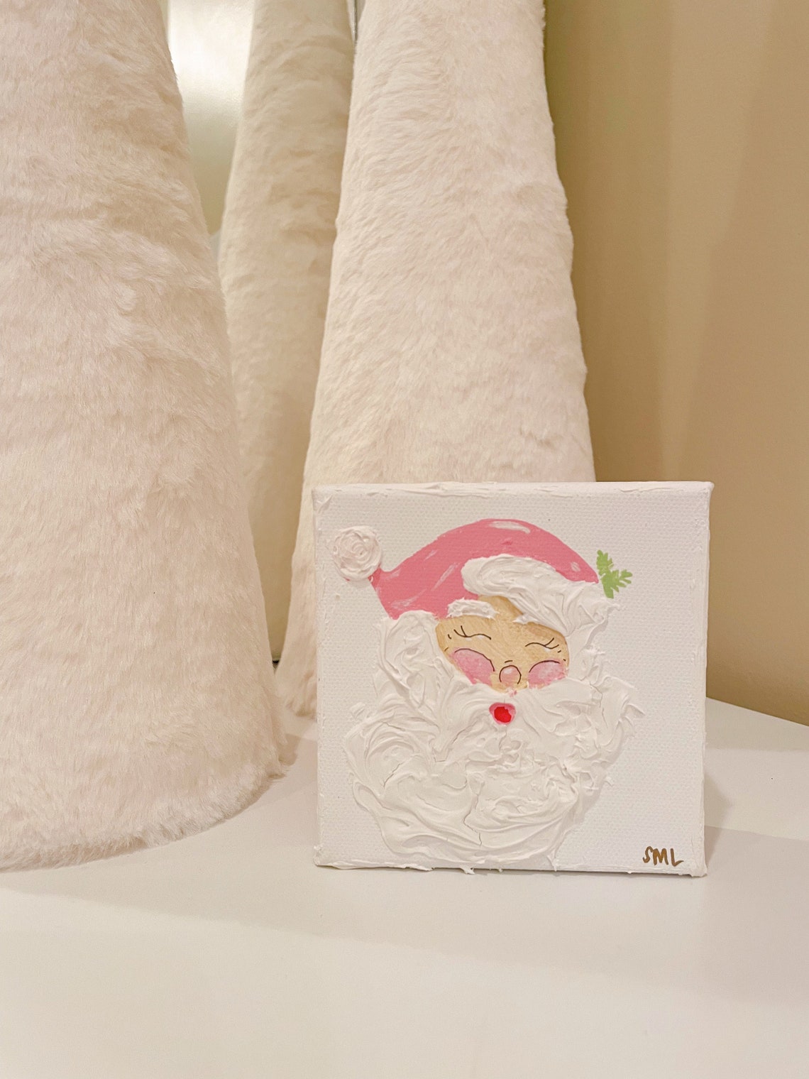 Santa Claus Canvas - Etsy
