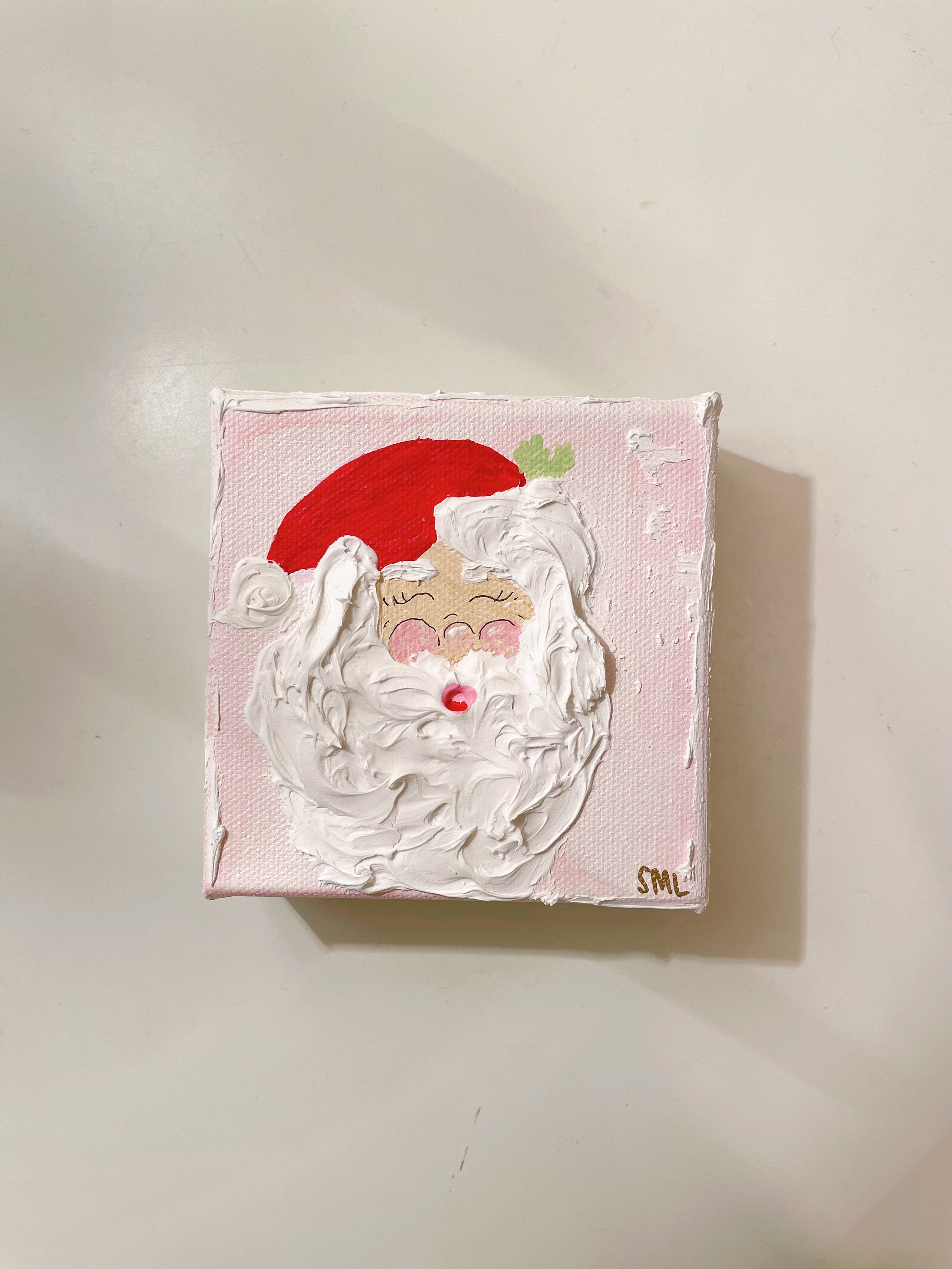 Santa Claus Canvas - Etsy