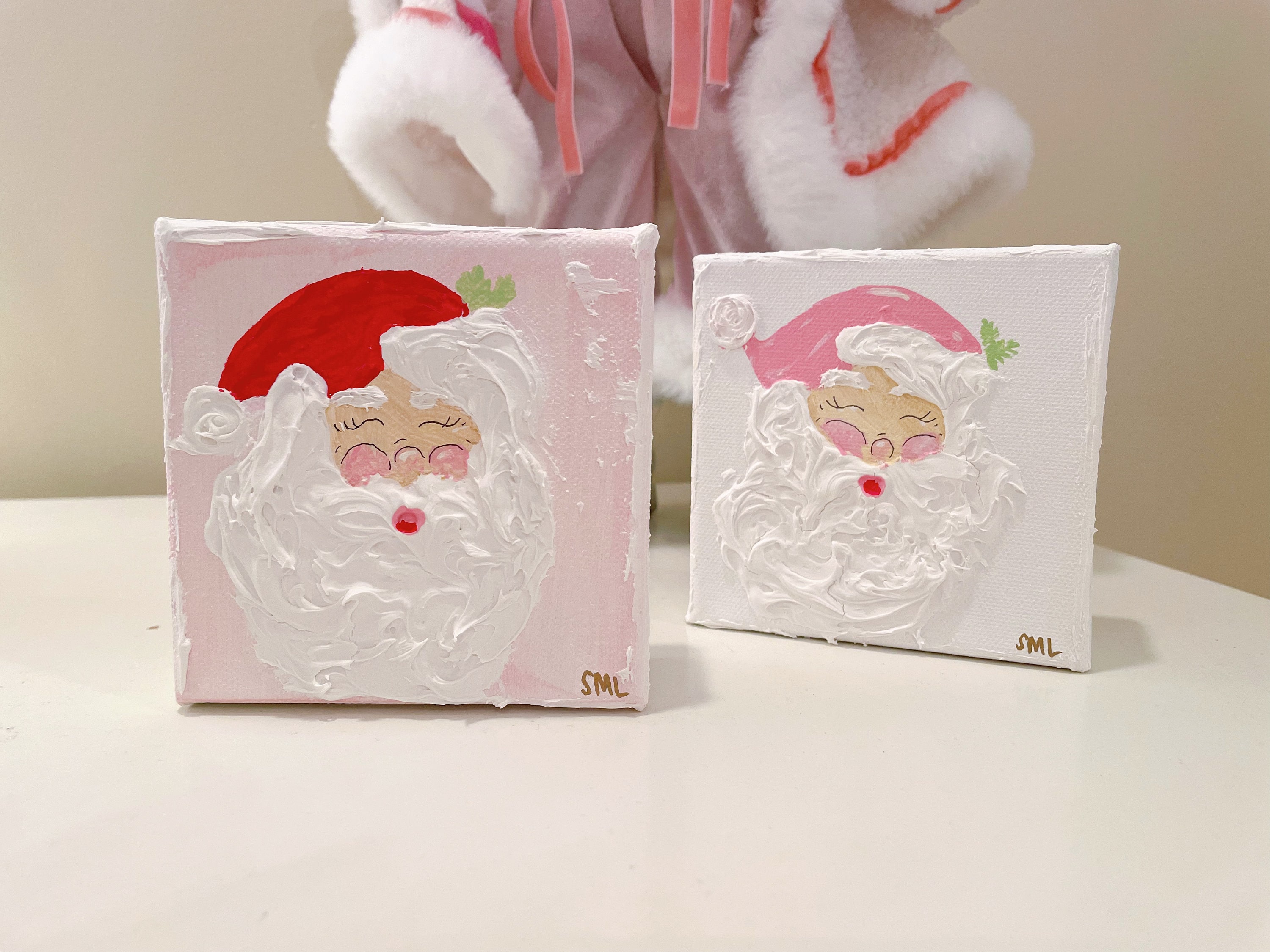 Santa Claus Canvas - Etsy