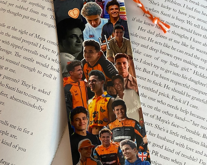 Lando Norris Mclaren F1 Formula 1 Bookmark Bookmark - Etsy
