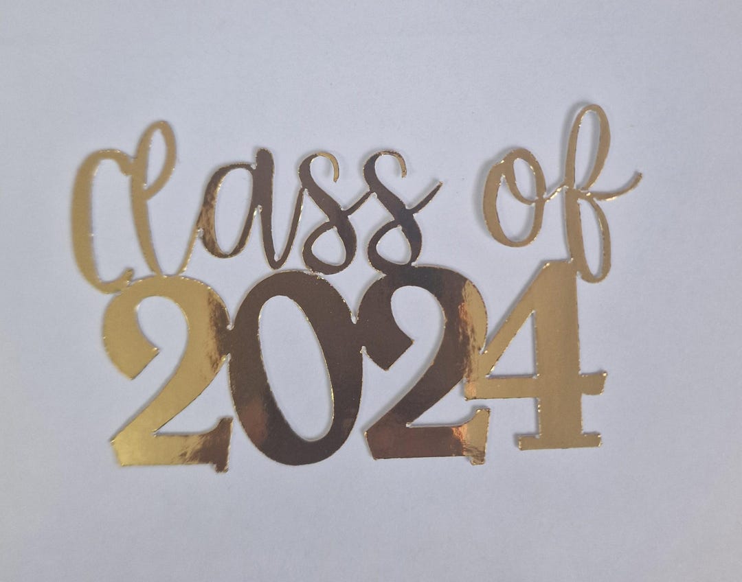2024 Graduation Topper. Class of 2024 Topper for Cakes. NOT EDIBLE - Etsy