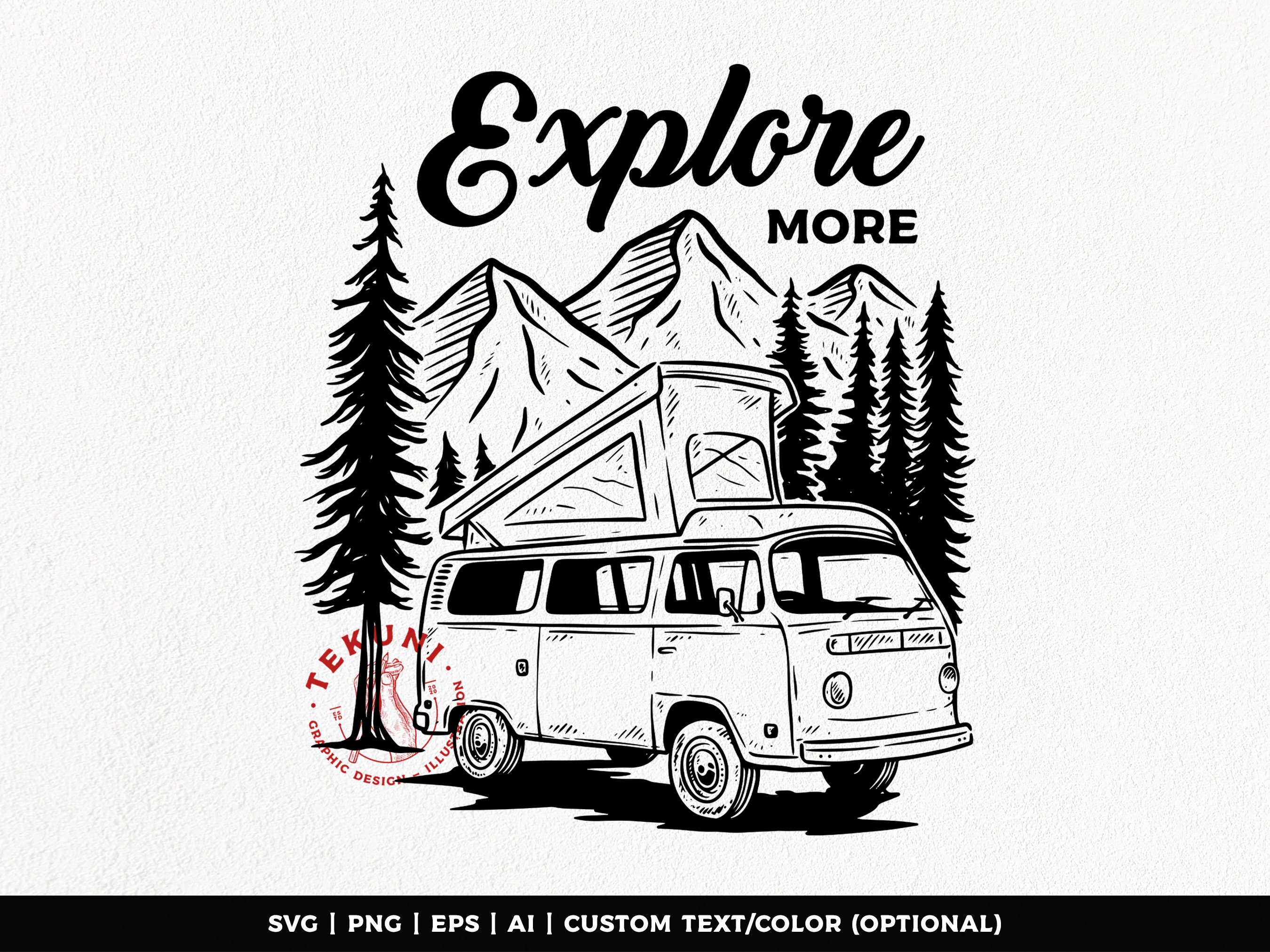 Campervan SVG Van Life SVG Adventure Time Instant Download - Etsy UK