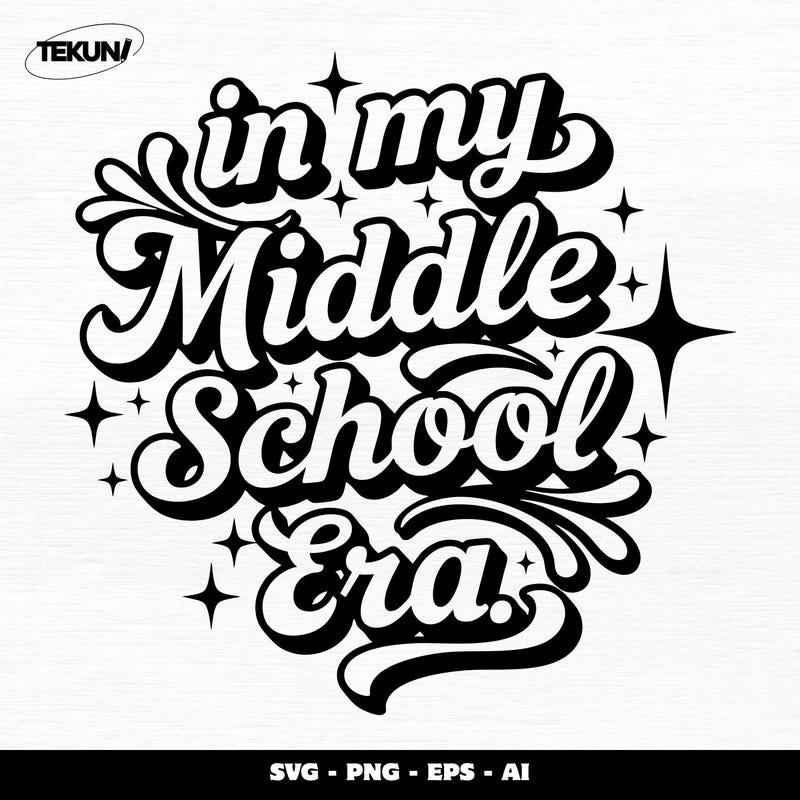 Middle School Svg - Etsy