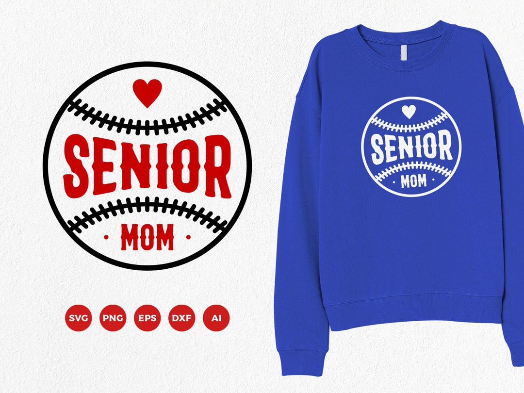 Senior Mom Svg, Baseball Svg - Instant Download - Etsy
