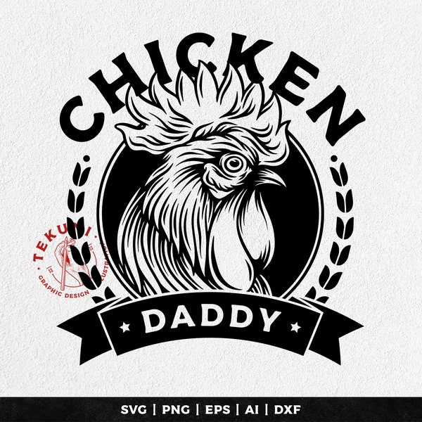 Chicken Dad Svg - Etsy