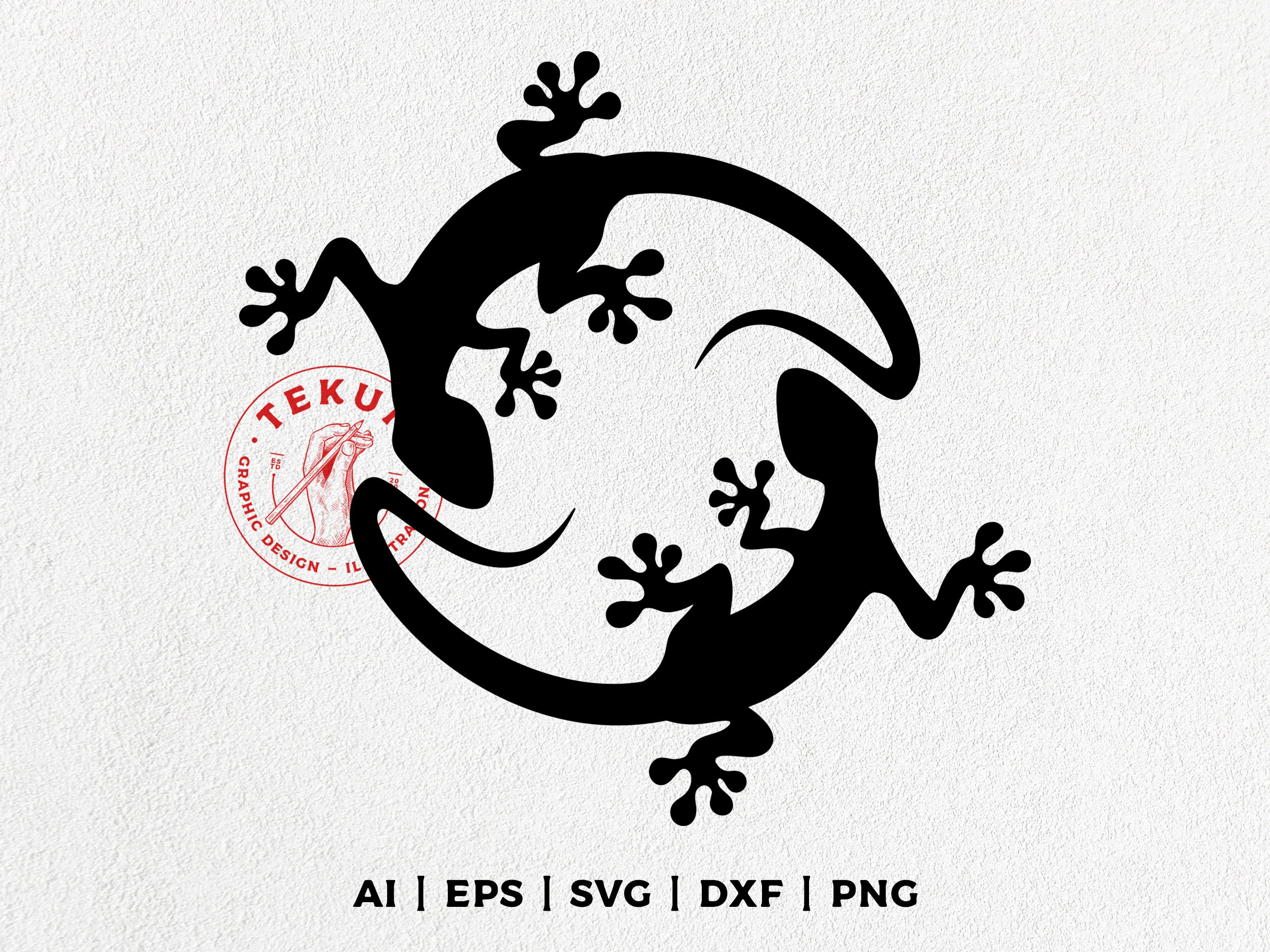 Gecko SVG, Gecko Clip Art, Lizard SVG, Gecko Silhouette, Gecko Stencil ...