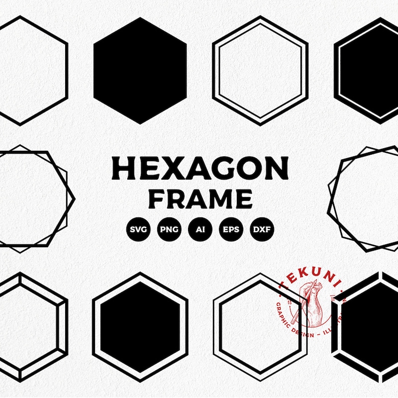 Hexagon Stencil - Etsy