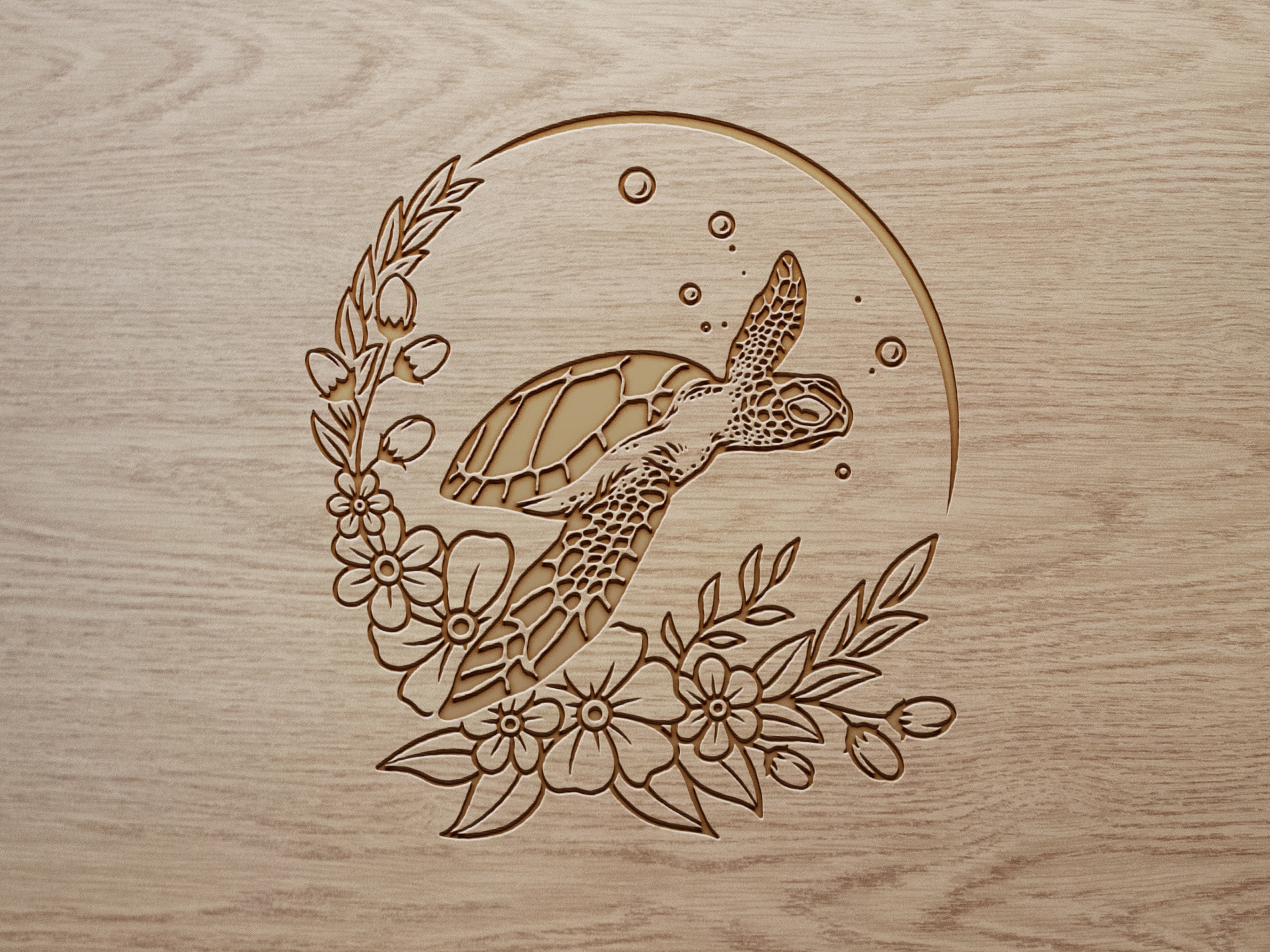 Floral Turtle Svg Instant Download - Etsy