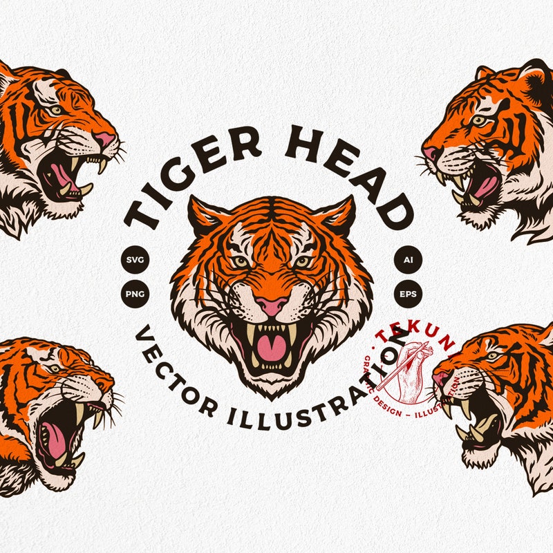 Tiger Logo - Etsy