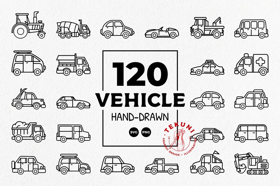 Vehicle Svg Bundle, Transportation Svg Set, Construction Svg - Instant ...