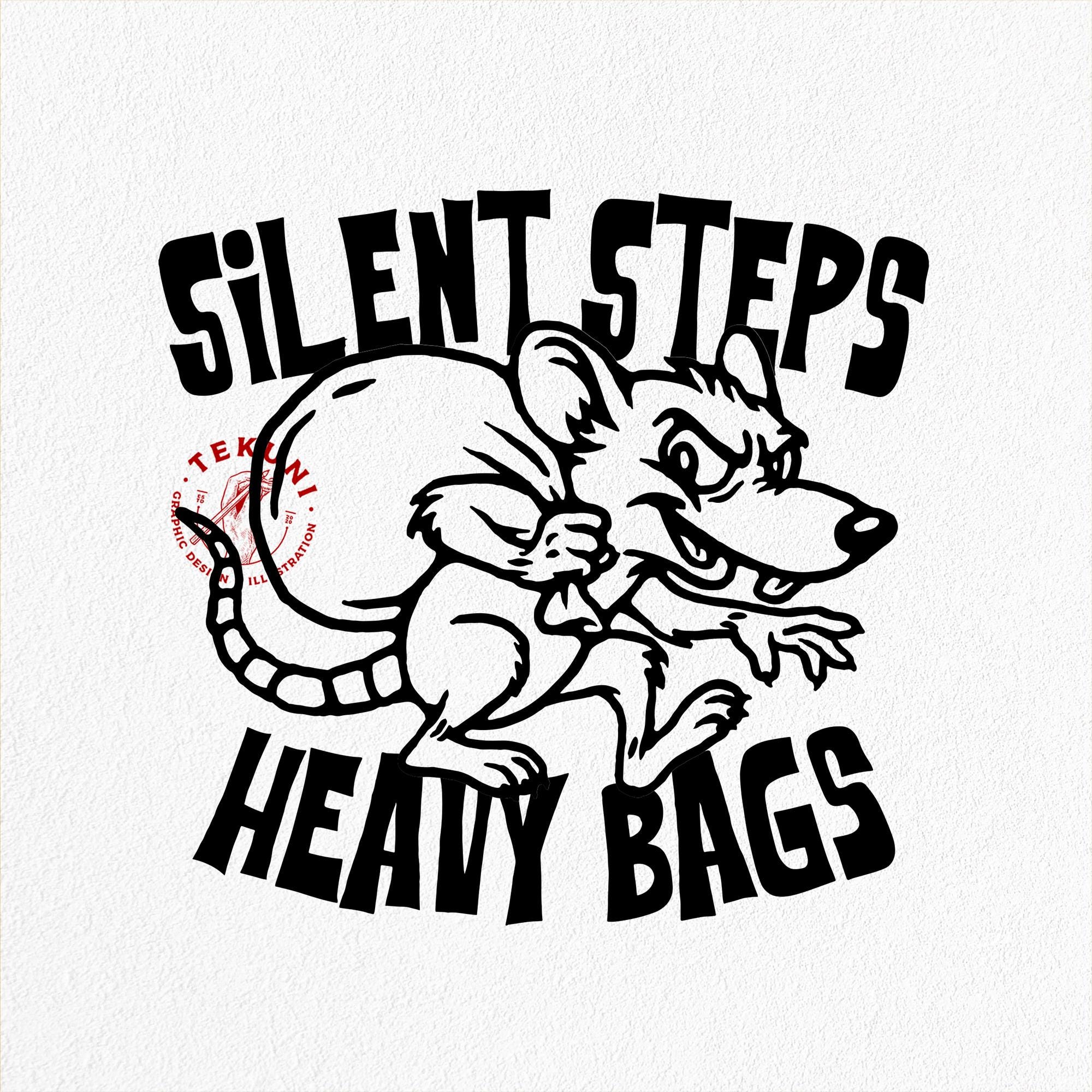 Thief Rat Cartoon Mascot | Vintage Sneaky Rodent Clipart | Instant ...