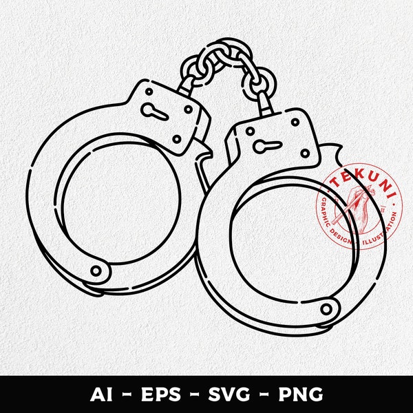 Handcuffs Svg - Etsy