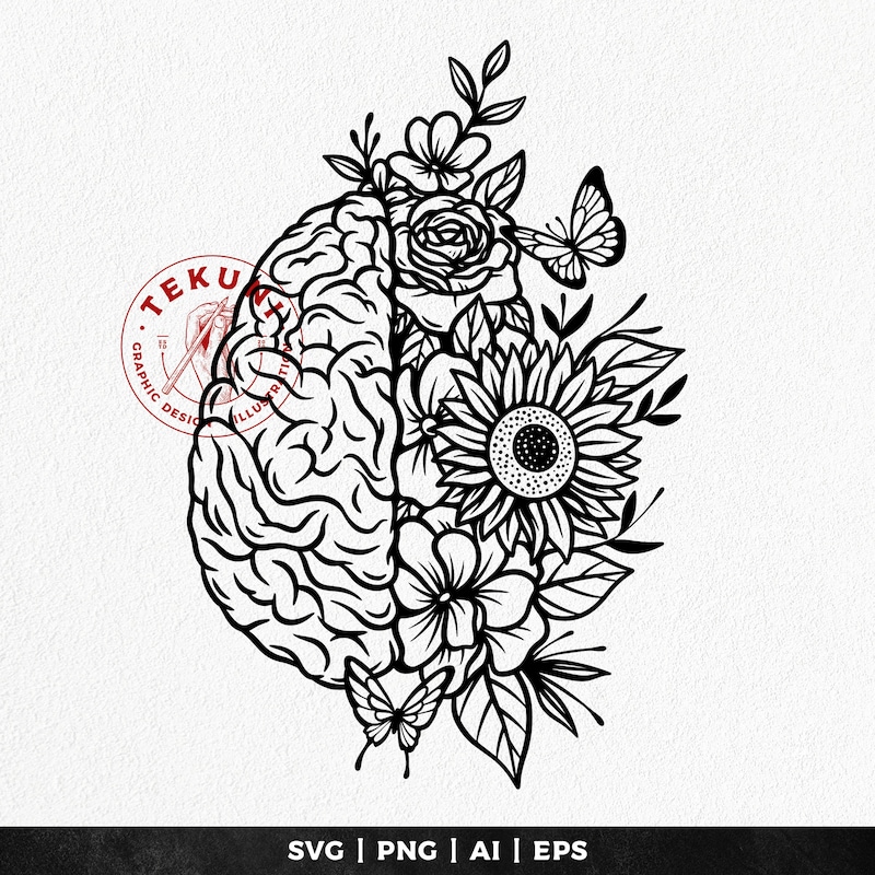 Brain Art Poster Print - Etsy