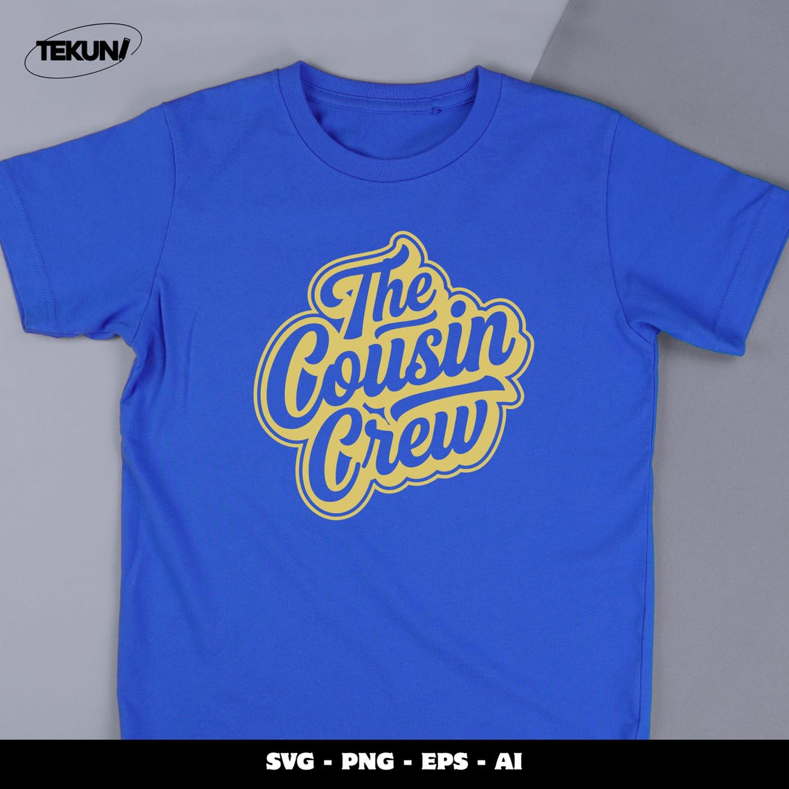 Cousin Crew SVG: Family Reunion Shirt Design (digital Download - Etsy