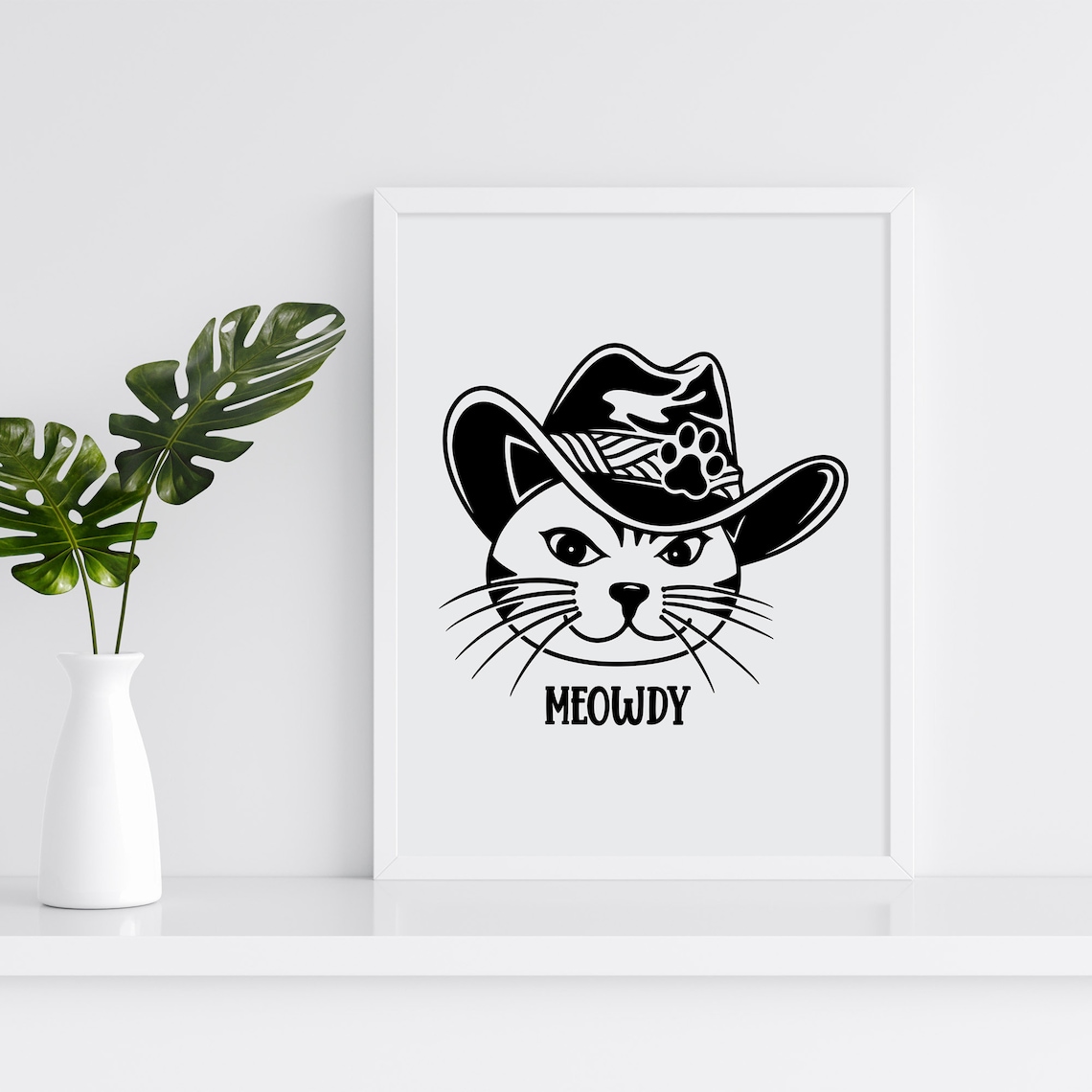 Meowdy SVG, Cowboy Cat Instant Download - Etsy