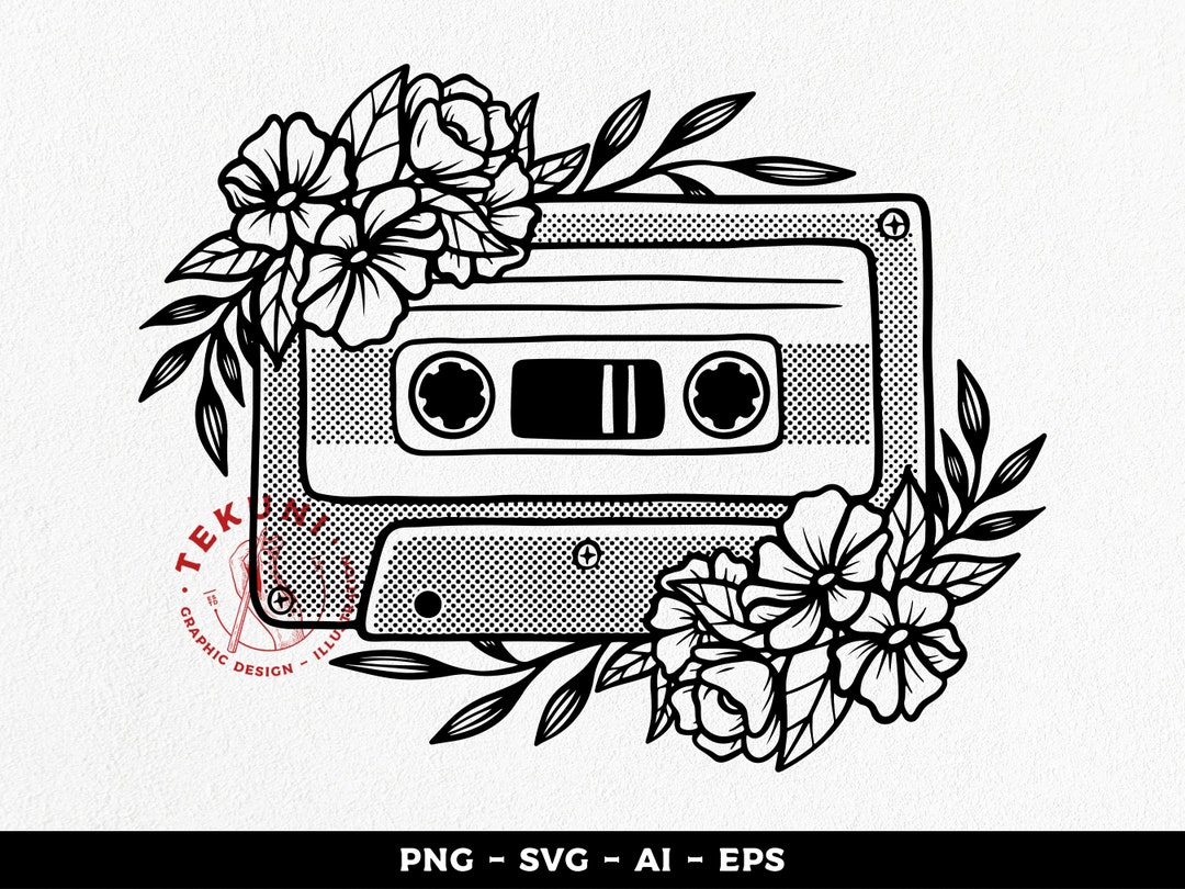 Cassette Tape Svg Files for Cricut, Groovy Svg 80s, Instant Download - Etsy