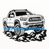 Toyota Tacoma SVG, PNG 5 Different Design View - Etsy