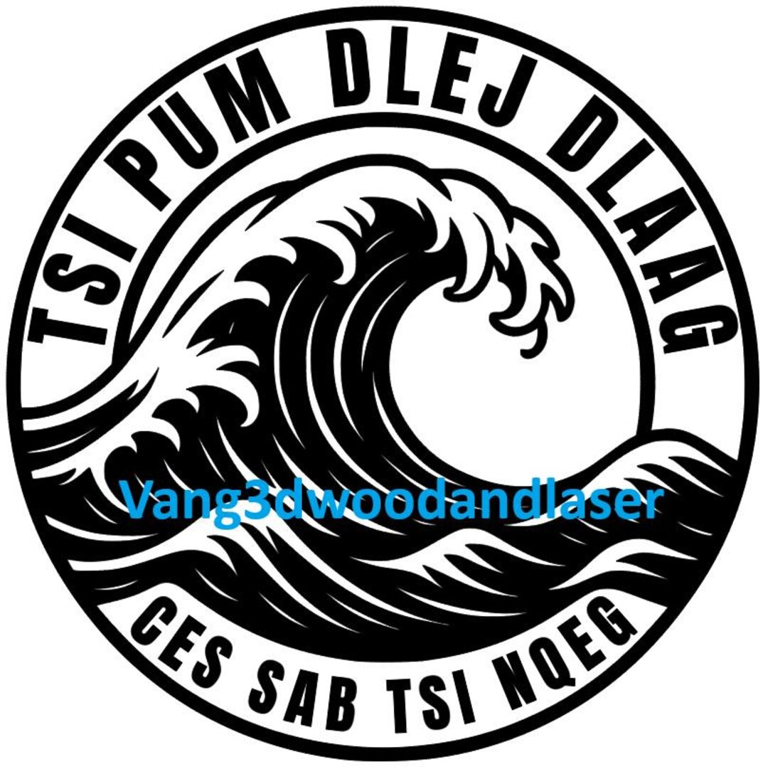 Hmong Dlej Dlaag and Dej Dag SVG and PNG. 4 Pack Bundle. Files Are ...