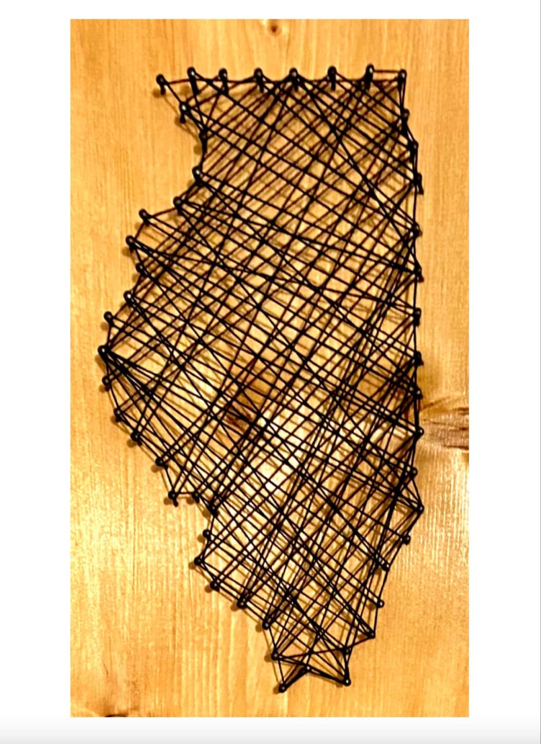 State Country City Geographic String Art - Etsy