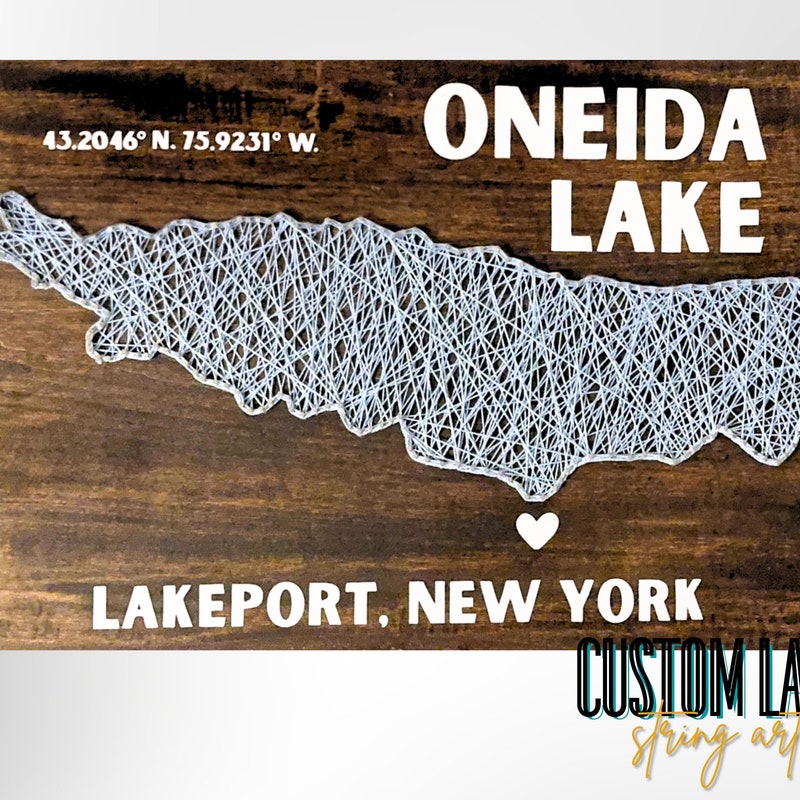 Lake String Art - Etsy