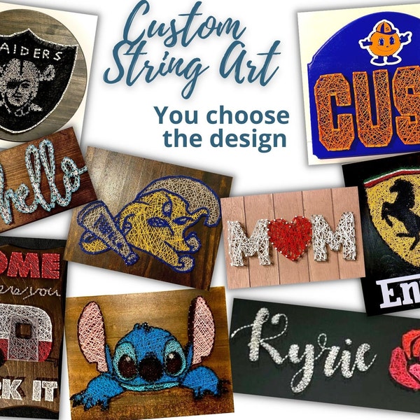 Custom String Art - Etsy