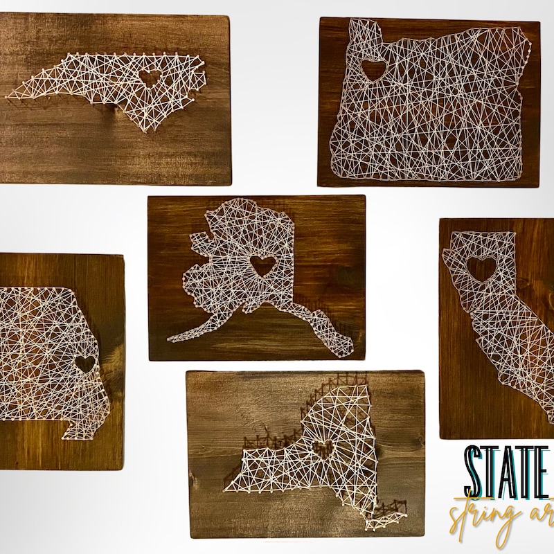 State String Art - Etsy