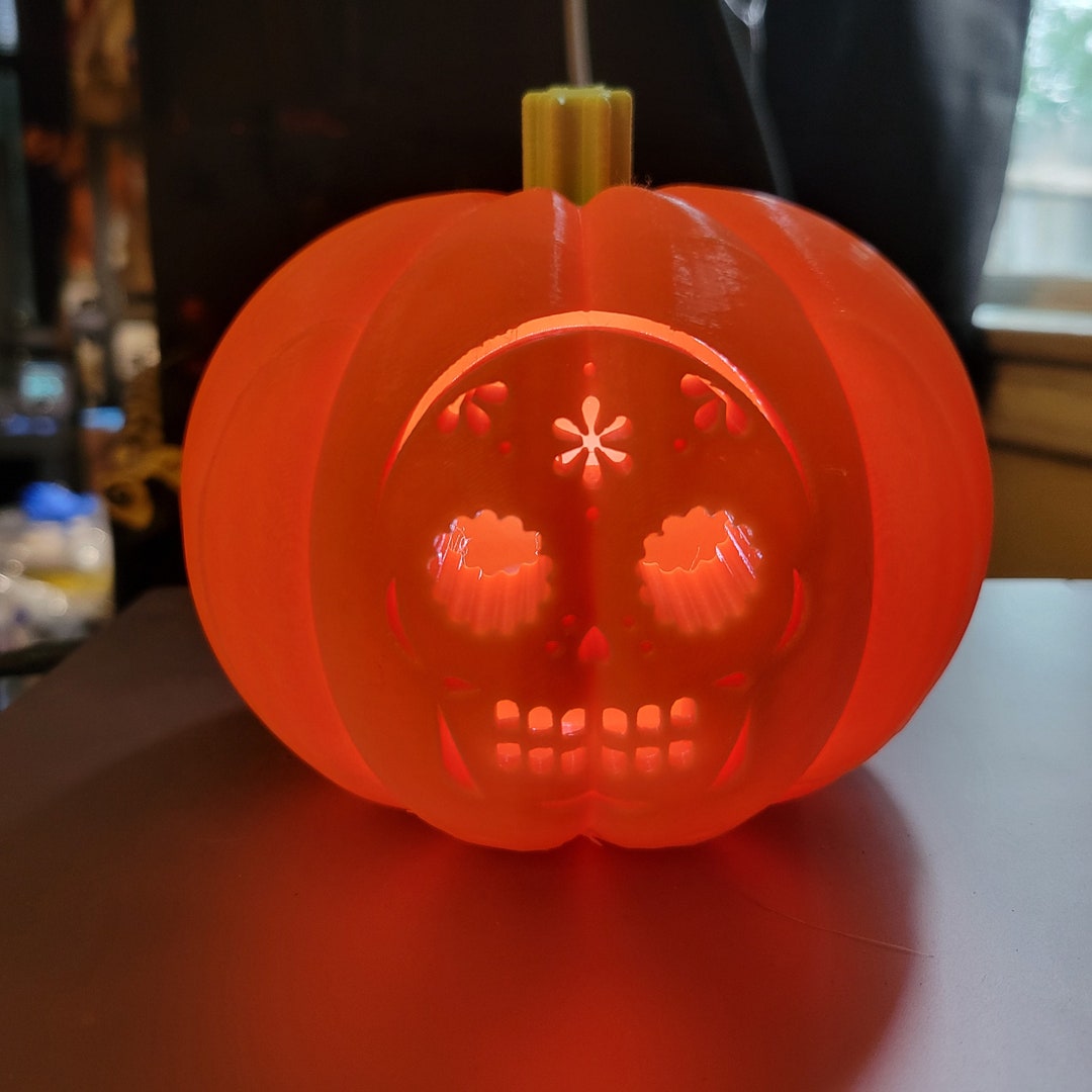 Dia De Los Muertos Pumpkin Light - Etsy