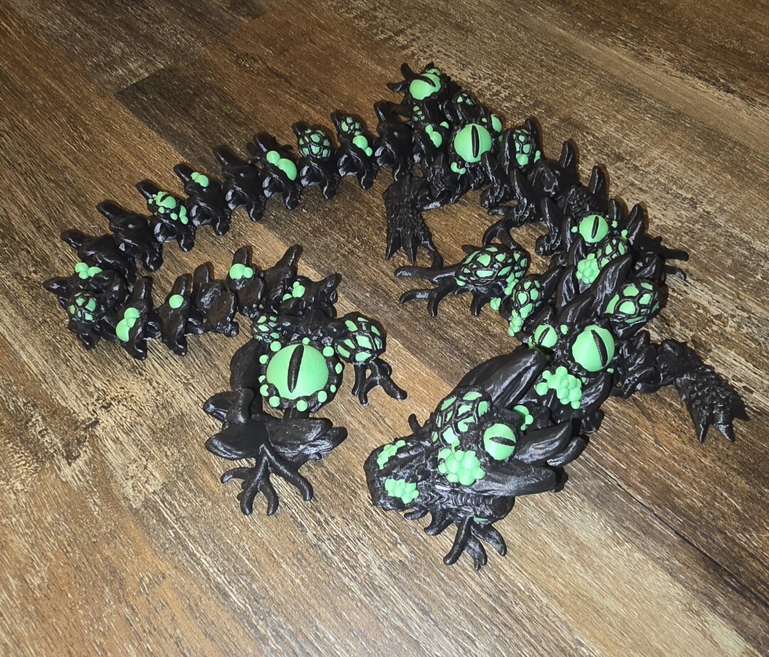 Infected Posable Dragon - Etsy