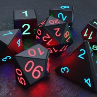 Glowing Dice - Etsy