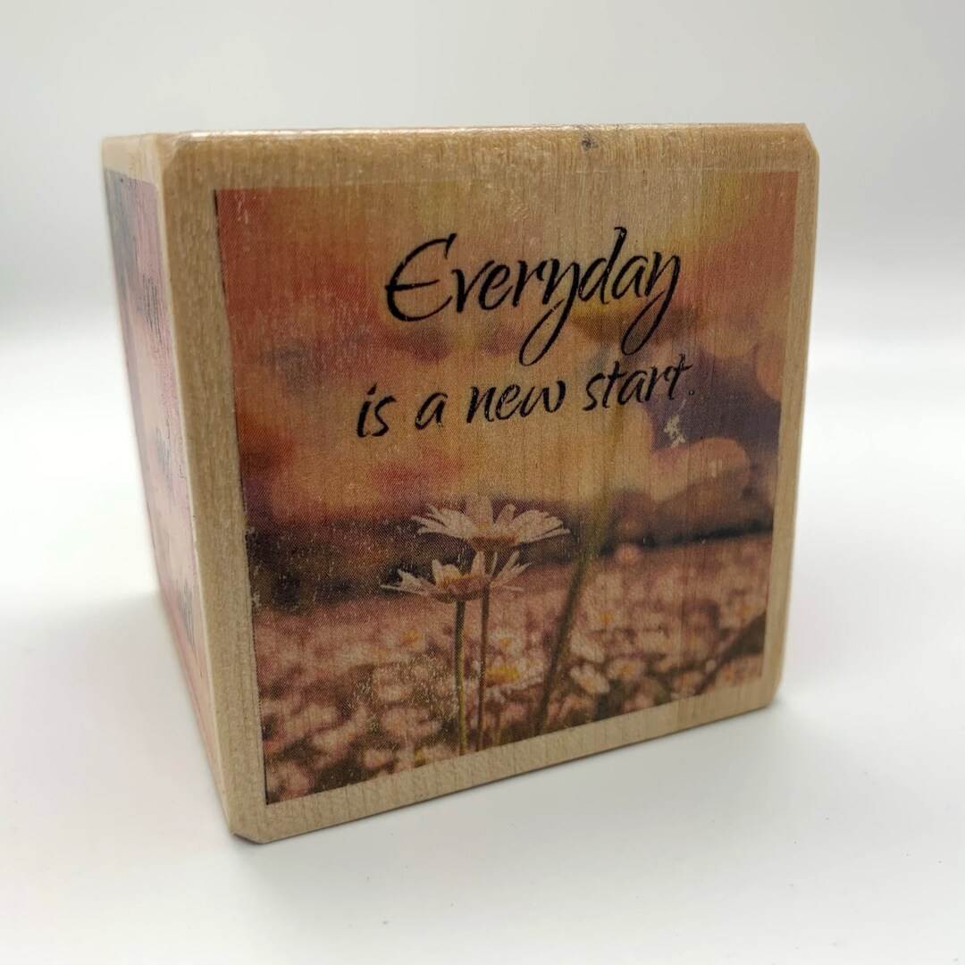 Affirmation Blocks, Affirmation Cubes, Wooden Blocks, Wooden Block ...