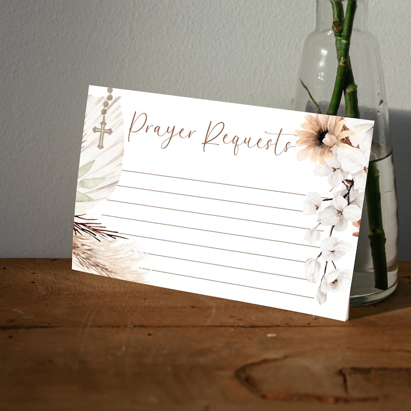 Prayer Request Cards - Etsy