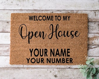 Open House Door Mat | Etsy