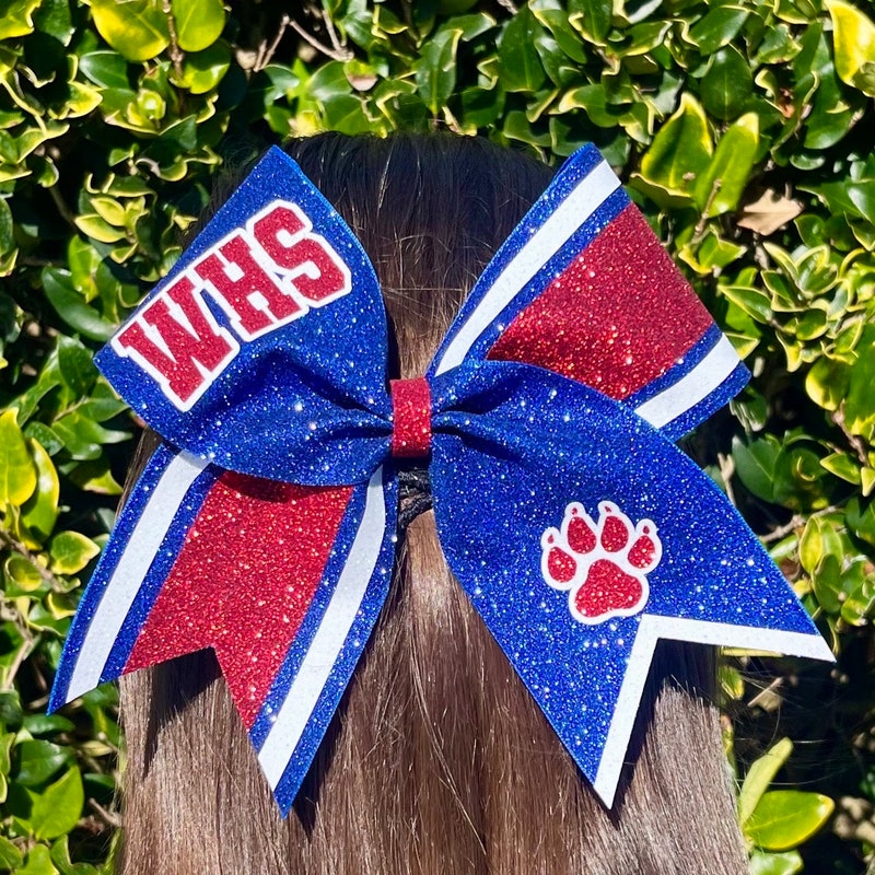 Yellow All Star Cheer Bows - Etsy