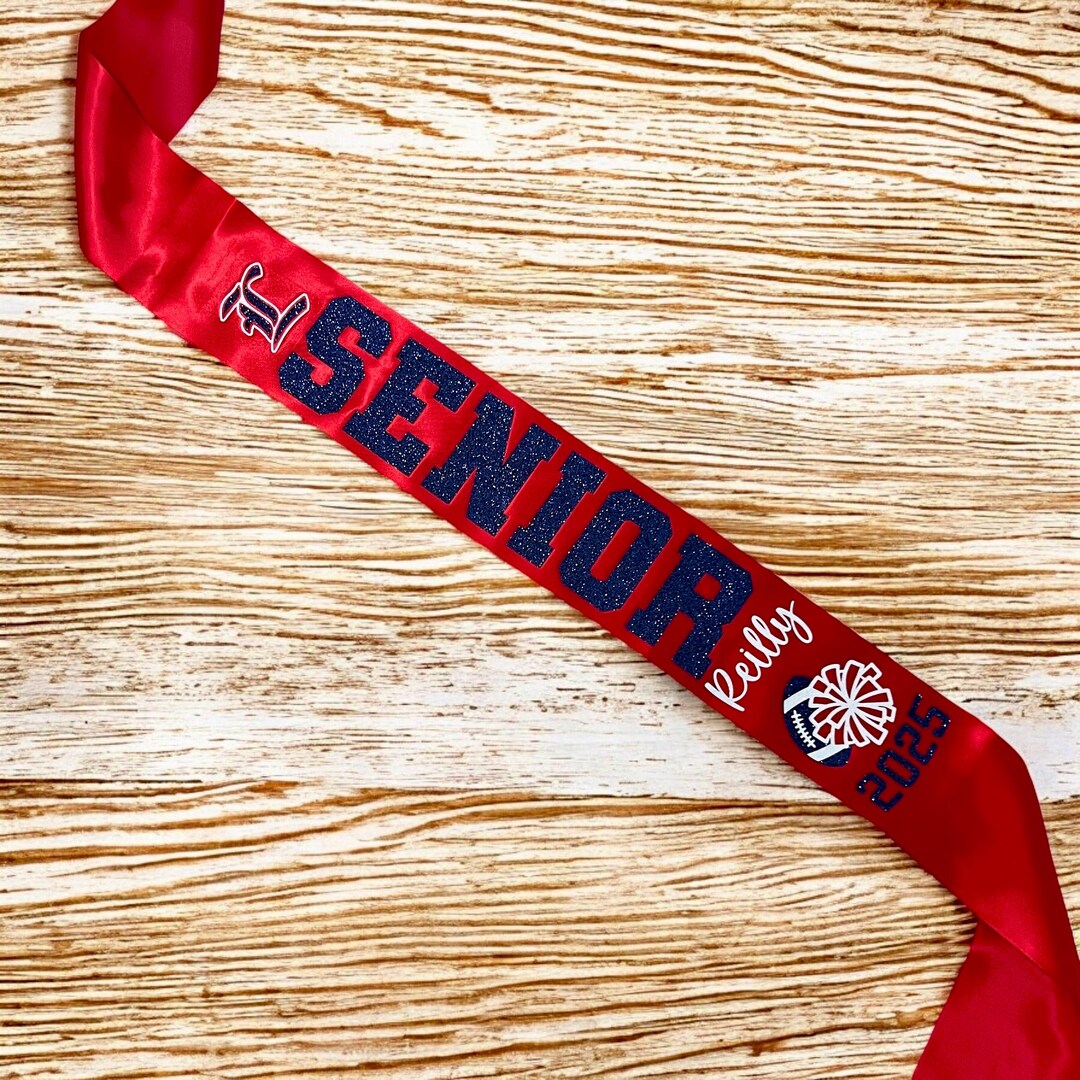 Senior Sash, Personalized Senior Sash, Cheer Sash - Etsy