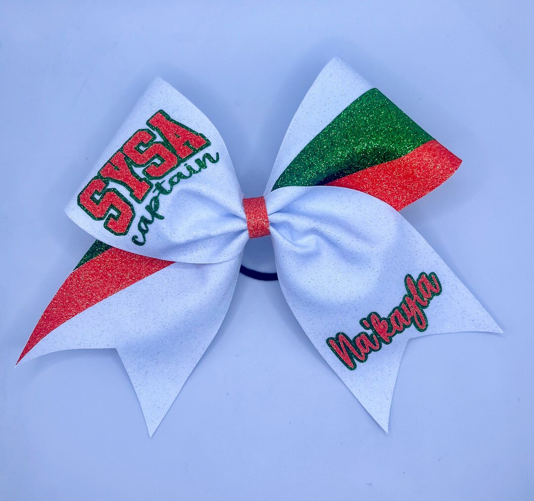 Glitter Cheer Bow SYSA Cheer Bow - Etsy