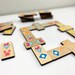 Handmade Wooden Dominoes Sea Animals for Kids, Boys and Girls. Made of ...