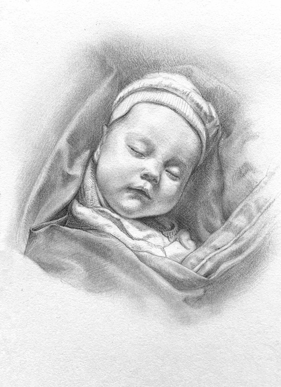 Beautiful Pencil Drawings Of Babies