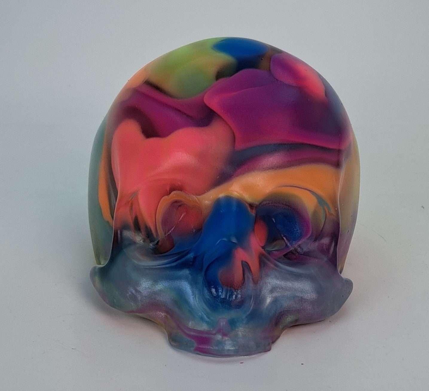 Skull - Blacklight Reactive - Premium Silicone - Hand Made Sculpture - Etsy