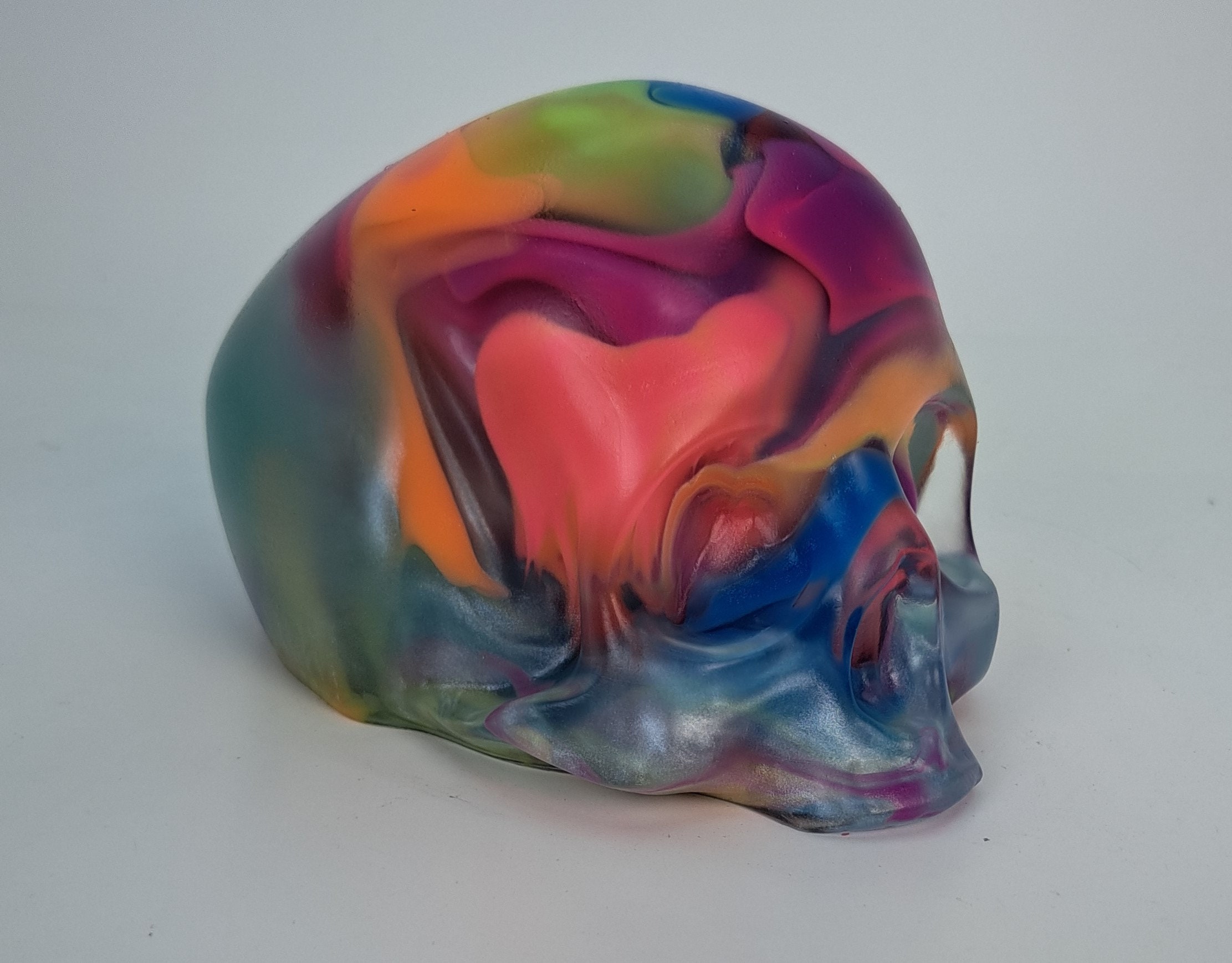 Skull - Blacklight Reactive - Premium Silicone - Hand Made Sculpture - Etsy
