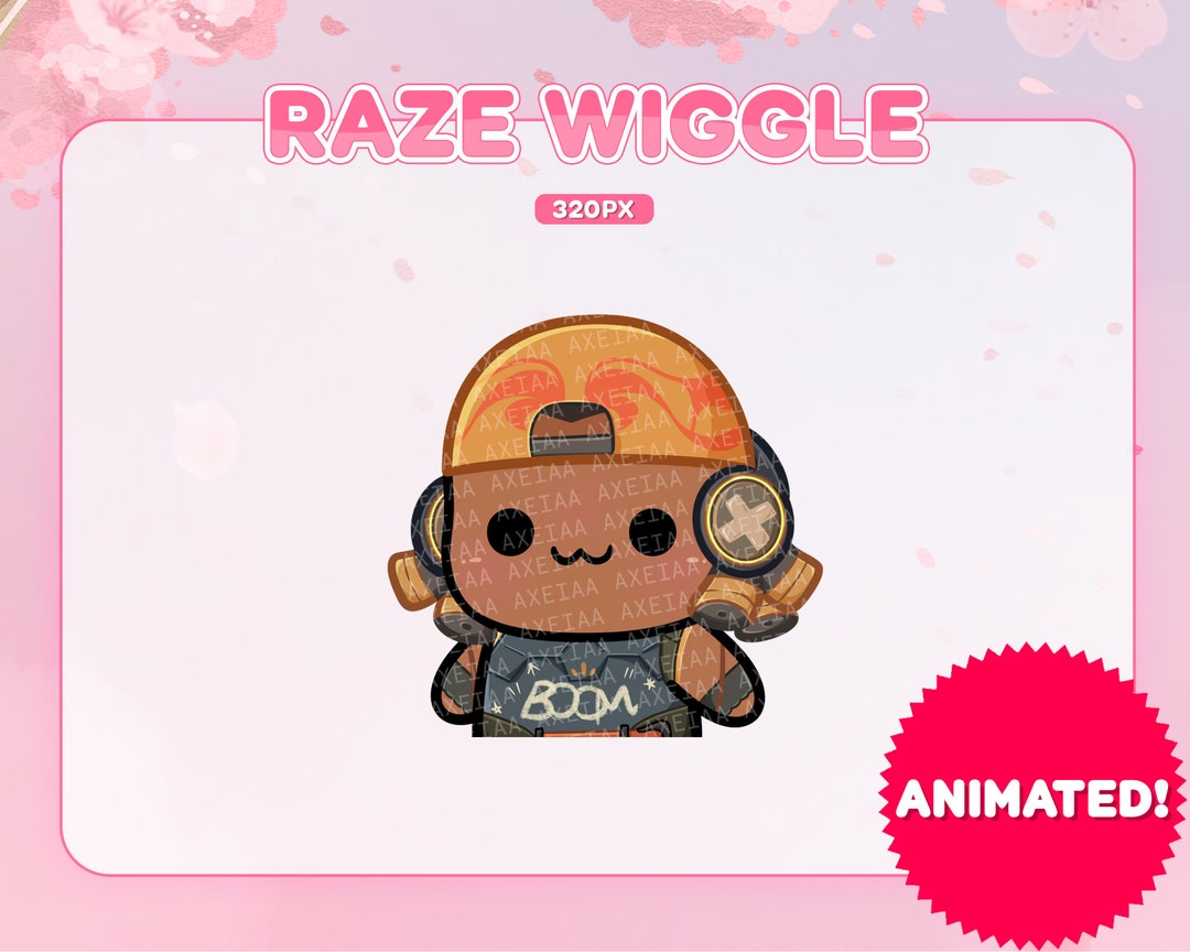 ANIMATED VALORANT Raze Wiggle Twitch/discord Emote - Etsy