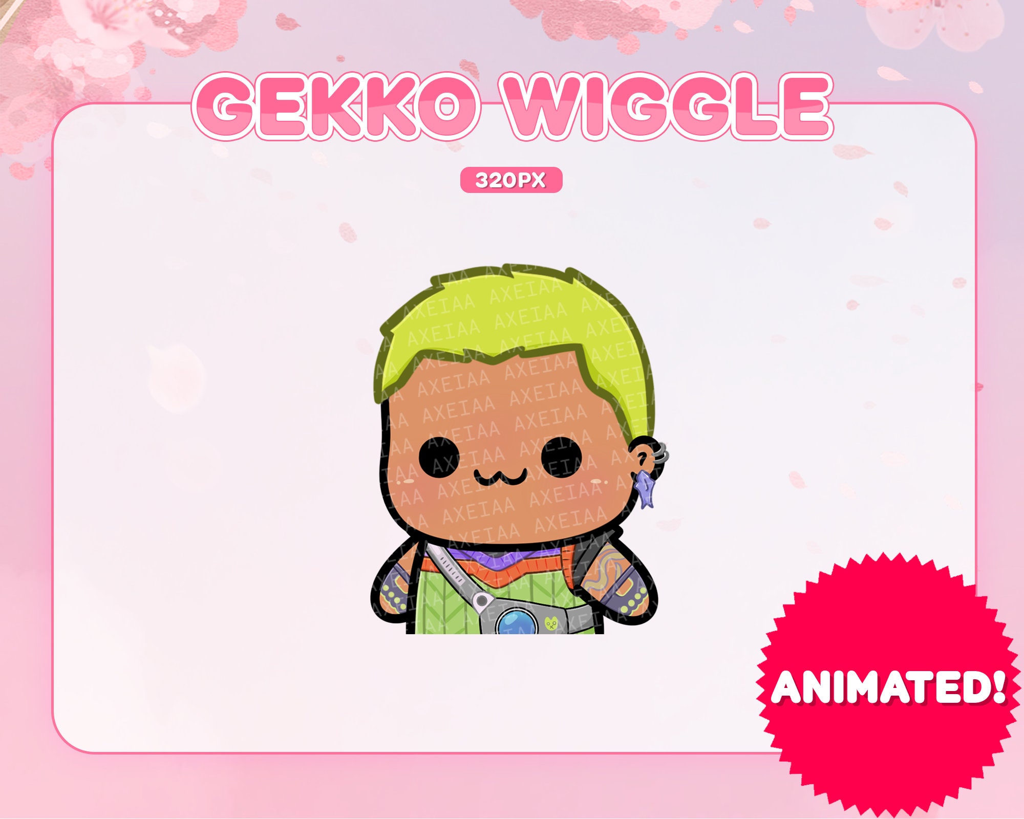 ANIMATED NEW VALORANT Gekko Wiggle Twitch/discord Emote - Etsy