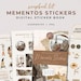 Boho Goodnotes Digital Stickers in Neutral Color, Soft Bohemian Florals ...
