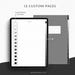 Dark & Light Digital Notebook, Goodnotes Notebook, Minimalist Digital ...