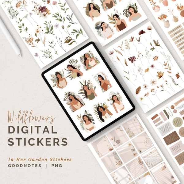 Neutral Stickers - Etsy