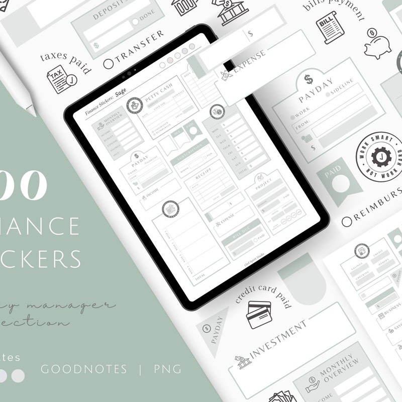 Finance Stickers - Etsy