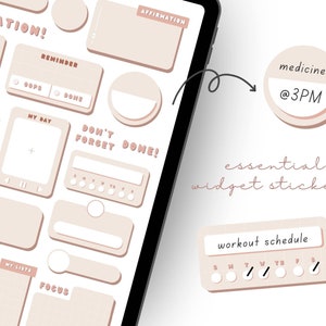 Daily Widget Digital Stickers for Goodnotes, Everyday Stickers ...