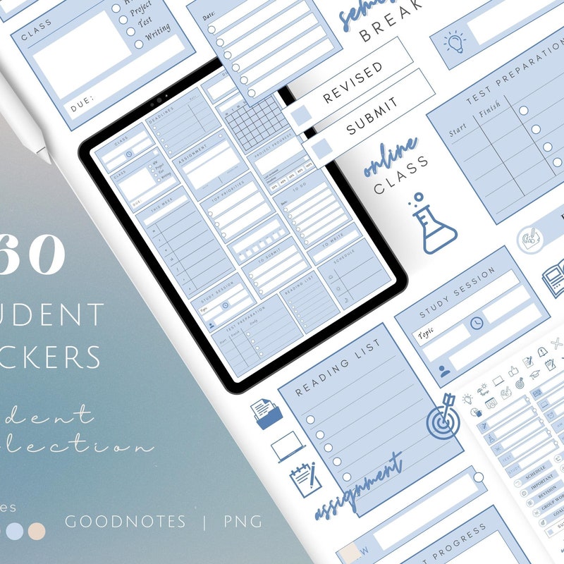 Student Planner Stickers - Etsy